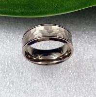 China Fashion Jewelry Embossing Stainless Steel Jewelry Titanium Ring for Men (TR1918) for sale