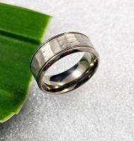 China Fashion Jewelry Embossing Stainless Steel Jewelry Titanium Ring for Men (TR1918) for sale