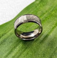China Fashion Jewelry Embossing Stainless Steel Jewelry Titanium Ring for Men (TR1918) for sale