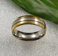 China Body Jewelry Titanium Gold Plating Ring Titanium Wedding for Men Titanium Ring for Women Tr1927 for sale