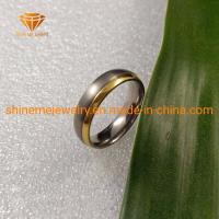 China Custom Titanium Ring for Men and Women Top Quality Jewelry Ring Gold Plating Rings Tr1911 for sale