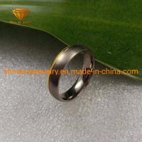 China Custom Titanium Ring for Men and Women Top Quality Jewelry Ring Gold Plating Rings Tr1911 for sale