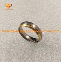 China Custom Titanium Ring for Men and Women Top Quality Jewelry Ring Gold Plating Rings Tr1911 for sale