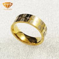 China Wholesale Titanium Jewelry Body Jewelry Piercing IP Gold Titanium Wedding Rings Tr2001 for sale