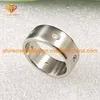 China Wholesale Body Jewelry Stainless Steel Jewelry Silver Titanium jewelry 6PCS CZ Titanium Band Tr1944 for sale