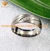 China Factory Wholesale Pure Titanium Body Jewelry Piercings 5PCS CZ Titanium Wedding Ring Tr1913 for sale