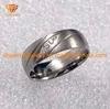 China Factory Wholesale Pure Titanium Body Jewelry Piercings 5PCS CZ Titanium Wedding Ring Tr1913 for sale