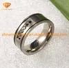 China Wholesales Fashion Jewelry Titanium Jewelry 6PCS Black CZ Titanium Rings Tr1951 for sale