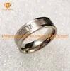 China Fashion Jewelry High Quality Titanium Body Jewelry Pure Titanium Wedding Ring for Men and Women Tr1952 for sale