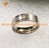 China Fashion Jewelry High Quality Titanium Body Jewelry Pure Titanium Wedding Ring for Men and Women Tr1952 for sale