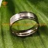 China Fashion Jewelry High Quality Titanium Body Jewelry Pure Titanium Wedding Ring for Men and Women Tr1952 for sale