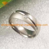 China High Quality Tungsten Jewelry Stainless Steel Jewelry Polished and Matte Surface Titanium Jewelry Wedding Band Tr1984 for sale