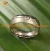 China High Quality Tungsten Jewelry Stainless Steel Jewelry Polished and Matte Surface Titanium Jewelry Wedding Band Tr1984 for sale