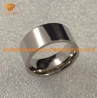 China High Quality Jewelry Pure Titanium Body Piercings 10mm Polished Titanium Wedding Rings Tr2011 for sale