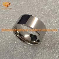 China High Quality Jewelry Pure Titanium Body Piercings 10mm Polished Titanium Wedding Rings Tr2011 for sale