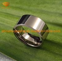 China High Quality Jewelry Pure Titanium Body Piercings 10mm Polished Titanium Wedding Rings Tr2011 for sale