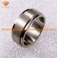China Custom Stainless Steel Ring for Men and Women Top Quality Jewelry Titanium Ring Tr1964 for sale