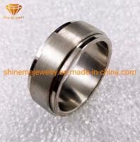 China Custom Stainless Steel Ring for Men and Women Top Quality Jewelry Titanium Ring Tr1964 for sale