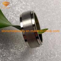 China Custom Stainless Steel Ring for Men and Women Top Quality Jewelry Titanium Ring Tr1964 for sale
