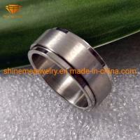 China Custom Stainless Steel Ring for Men and Women Top Quality Jewelry Titanium Ring Tr1964 for sale