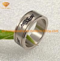 China Simple Laser Design Fashion Jewelry Titanium jewelry Rings Tr1936 for sale