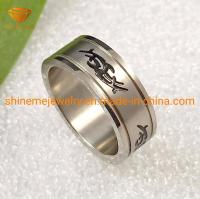 China Simple Laser Design Fashion Jewelry Titanium jewelry Rings Tr1936 for sale