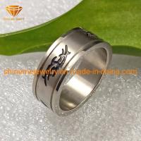 China Simple Laser Design Fashion Jewelry Titanium jewelry Rings Tr1936 for sale
