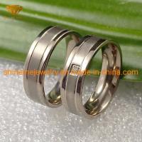 China Wholesale Jewelry Superior Titanium Wedding Rings for Couples Tr1957 for sale