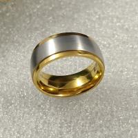 China 18K Gold Matting High Quality Titanium Ring Titanium Wedding Ring Jewelry Tr1940 for sale