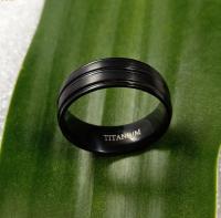 China Fashion Ring Pure Titanium Ring Titanium Wedding 316L Stainless Steel Rings Body Jewelry Tr1994 for sale