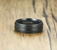China Fashion Ring Pure Titanium Ring Titanium Wedding 316L Stainless Steel Rings Body Jewelry Tr1994 for sale