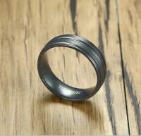 China Fashion Ring Pure Titanium Ring Titanium Wedding 316L Stainless Steel Rings Body Jewelry Tr1994 for sale
