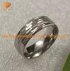 China Fashion Jewelry Embossing Stainless Steel Ring Titanium Wedding Ring Tr2012 for sale