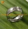 China Fashion Jewelry Embossing Stainless Steel Ring Titanium Wedding Ring Tr2012 for sale