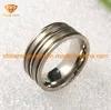 China Top Quality Polished and Matte Solid Titanium Jewelry Titanium Wedding Ring Tr1955 for sale