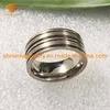 China Top Quality Polished and Matte Solid Titanium Jewelry Titanium Wedding Ring Tr1955 for sale