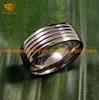 China Fashion Jewelry Top Quality G23 Titanium Piercing Polished with Groove Titanium Rings Tr1971 for sale