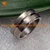 China High Quality Wide and Thick Design G23 Titanium Steel Rings for Men Jewelry Tr1973 for sale