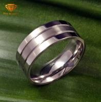 China High Quality Fashion Ring Jewelry Stainless Steel Titanium Ring for Men and Women Tr1975 for sale