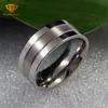 China High Quality Fashion Ring Jewelry Stainless Steel Titanium Ring for Men and Women Tr1975 for sale