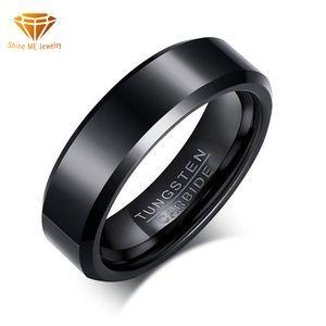 China New Jewelry Wholesale Tungsten Steel Ring for Men Fashion Ring Jewelry Tstr013b for sale