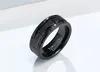 China Tungsten Steel Tire Tire Ring Black Men′ S Groove Ring Jewelry Wholesale Tst2113 for sale