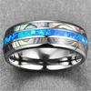 China Fashion Jewelry New Style Tungsten Smooth Ring European and American Popular Male Carbide Tungsten Steel Ring Gift Jewelry Wholesale Tst2304 for sale