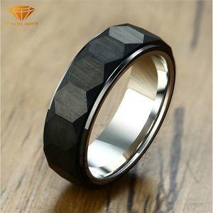 China Fashion Jewelry Wholesale Fashion Popular Tungsten Ring for Men and Women Prismatic Ring Tst2301 for sale