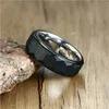 China Fashion Jewelry Wholesale Fashion Popular Tungsten Ring for Men and Women Prismatic Ring Tst2301 for sale