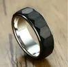 China Fashion Jewelry Wholesale Fashion Popular Tungsten Ring for Men and Women Prismatic Ring Tst2301 for sale