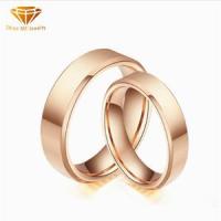 China Tungsten Couple Ring Rose Gold Men's and Women's Ring Fashion Tungsten Steel Ring Valentine's Day Gift Tst1302 for sale