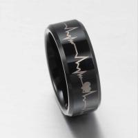 China Tungsten Gold Ring ECG Couple Ring Ins Niche Ring Men Domineering Wedding Ring for Men Tst8132 for sale