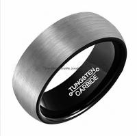 China Wholesale Tungsten IP Gold Ring Jewelry Tungsten Ring for Men and Women Tst4228 for sale