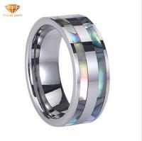 China Fashion Jewelry European and American High Quality Jewelry Personality Tungsten Shell Ring for Men Tst4201 for sale